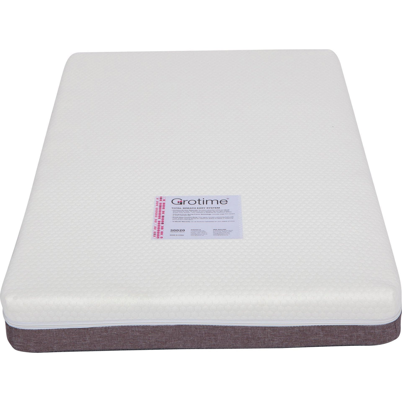 Grotime M760S100 - Cot Mattress (Breathe Easy Mattress) | Infa Group NZ